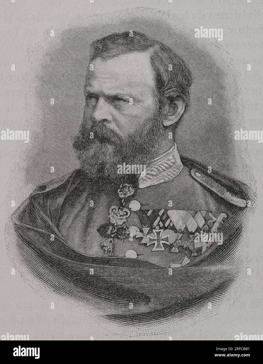 Luitpold of Bavaria (1821-1912). Prince regent of Bavaria from 1886 to ...