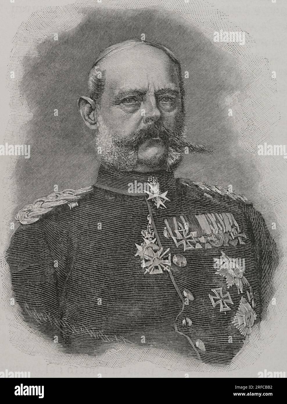 Alexander August Wilhelm von Pape (1813–1895). Royal Prussian infantry ...
