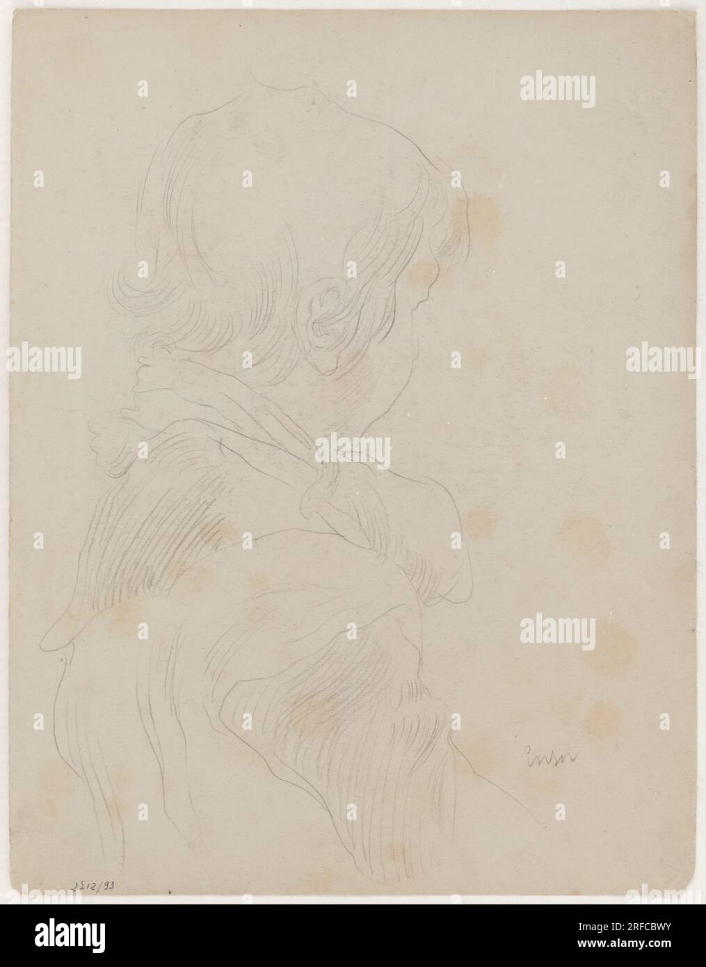 Meisje met witte voorschoot between circa 1883 and circa 1886 by James ...