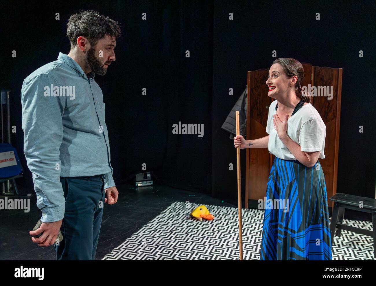 Edinburgh, United Kingdom. 02 August, 2023 Pictured: L to R Thomas ...