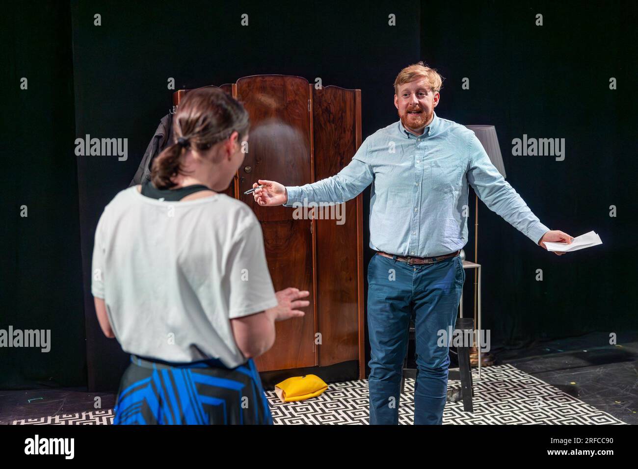 Edinburgh, United Kingdom. 02 August, 2023 Pictured: L to R Charlotte ...