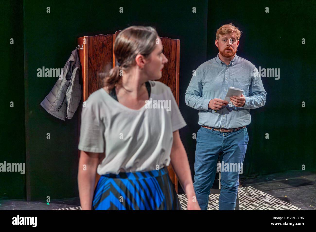 Edinburgh, United Kingdom. 02 August, 2023 Pictured: L to R Charlotte ...