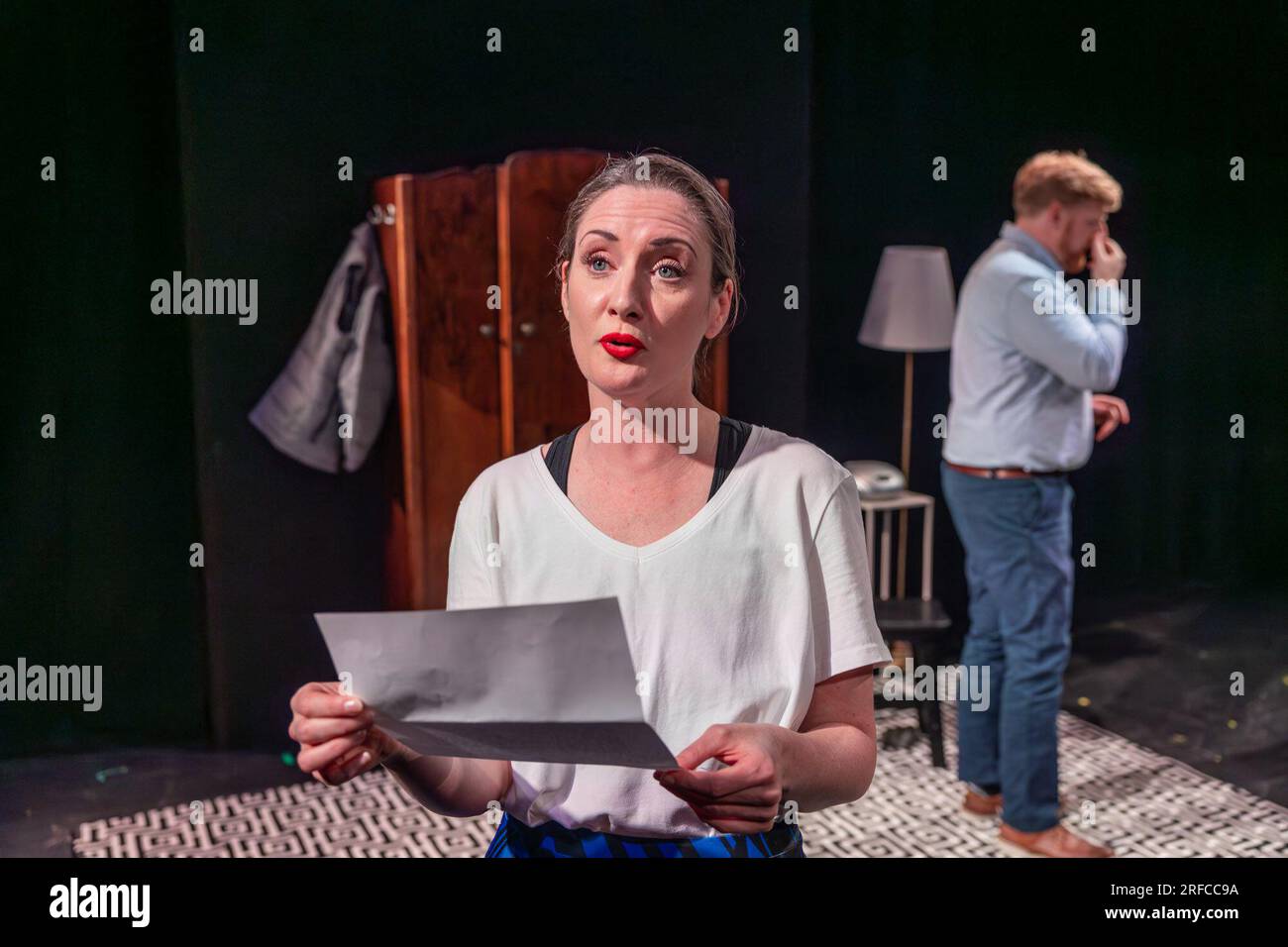 Edinburgh, United Kingdom. 02 August, 2023 Pictured: L to R Charlotte ...