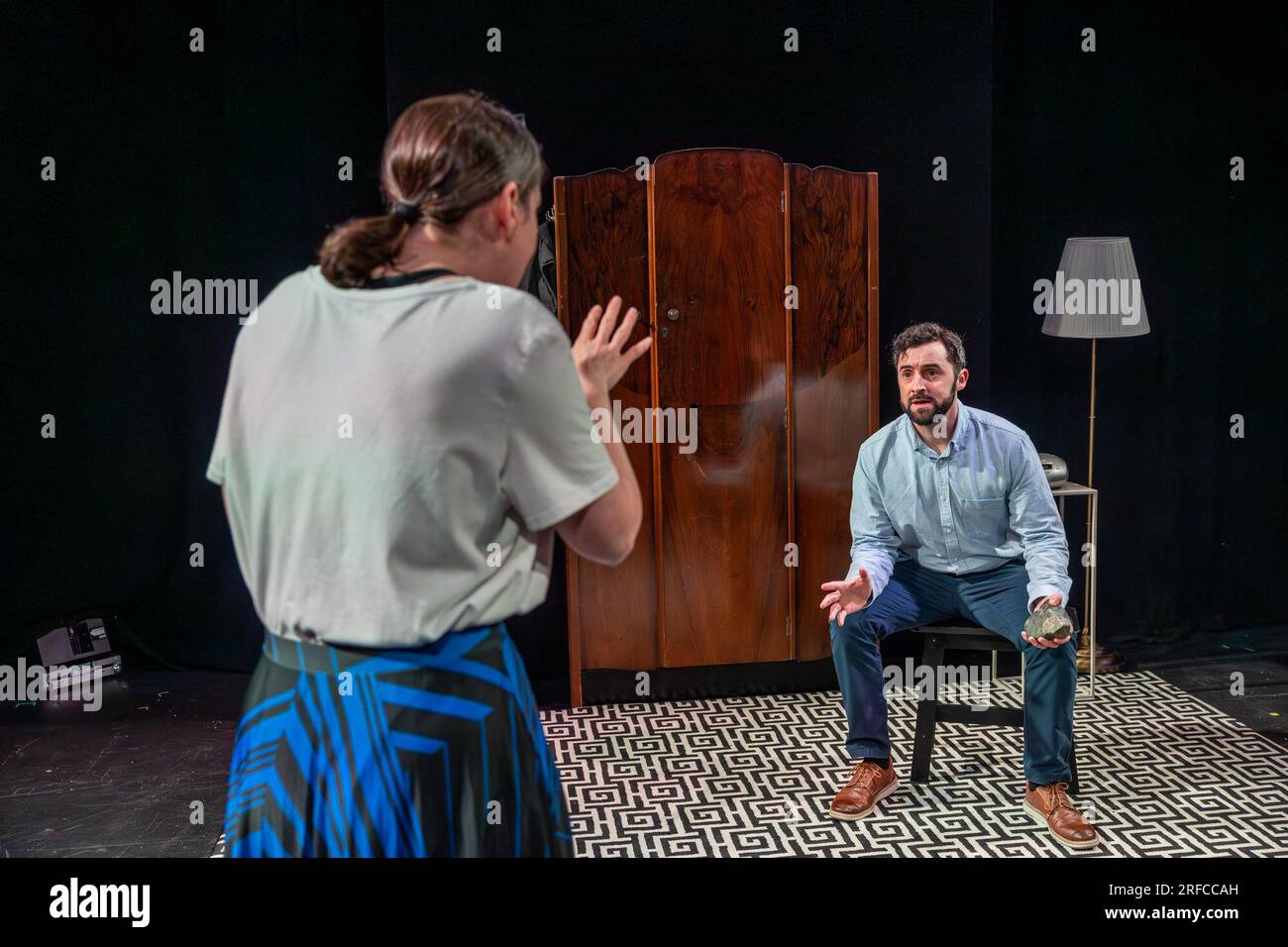 Edinburgh, United Kingdom. 02 August, 2023 Pictured: L to R Charlotte ...