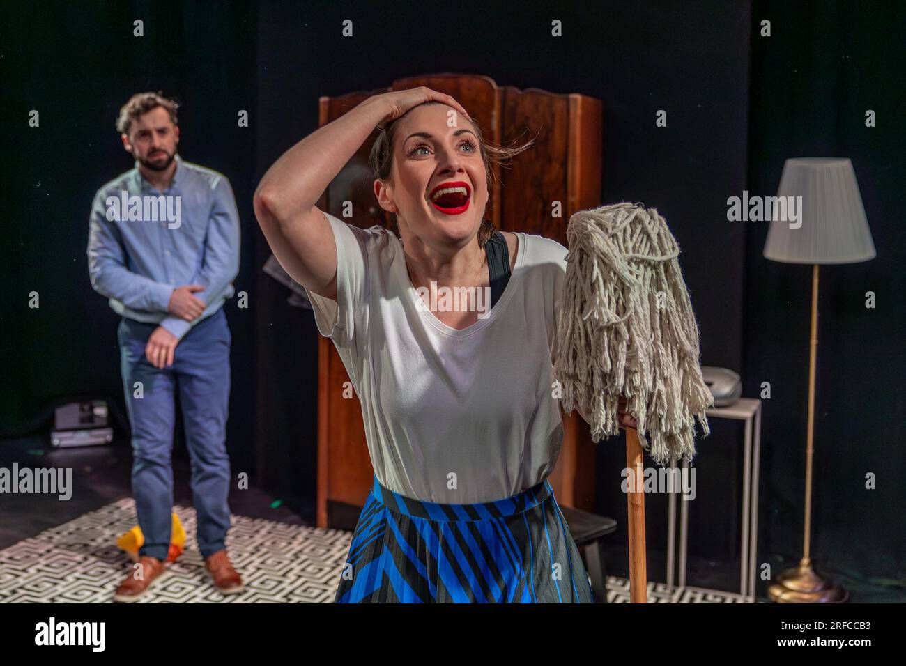 Edinburgh, United Kingdom. 02 August, 2023 Pictured: L to R Thomas ...