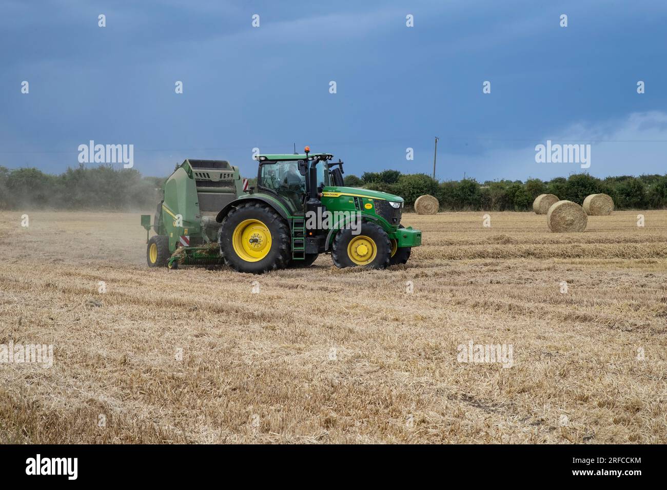 John deere hay baler in hi-res stock photography and images - Alamy