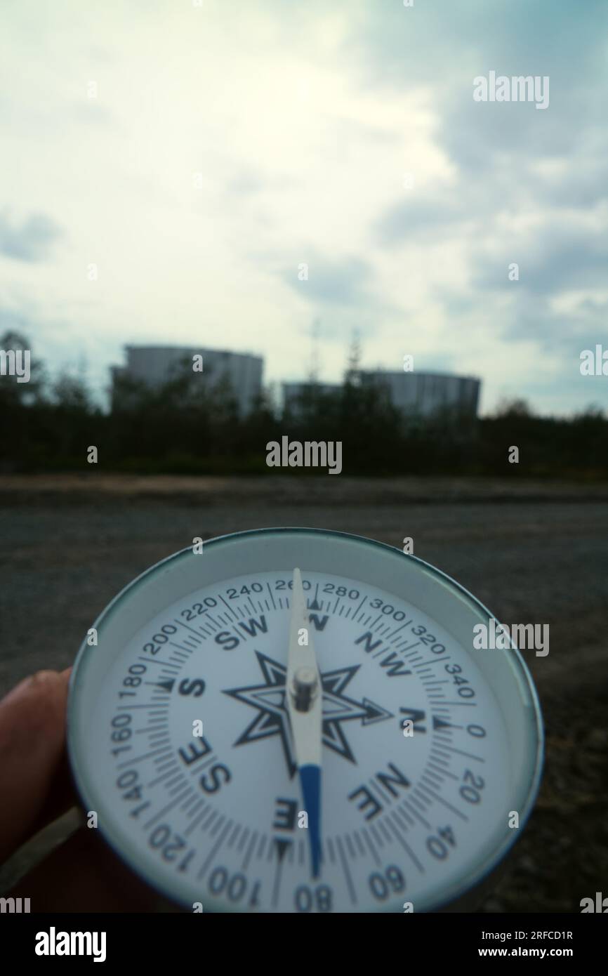 Surveyors compass hi-res stock photography and images - Alamy