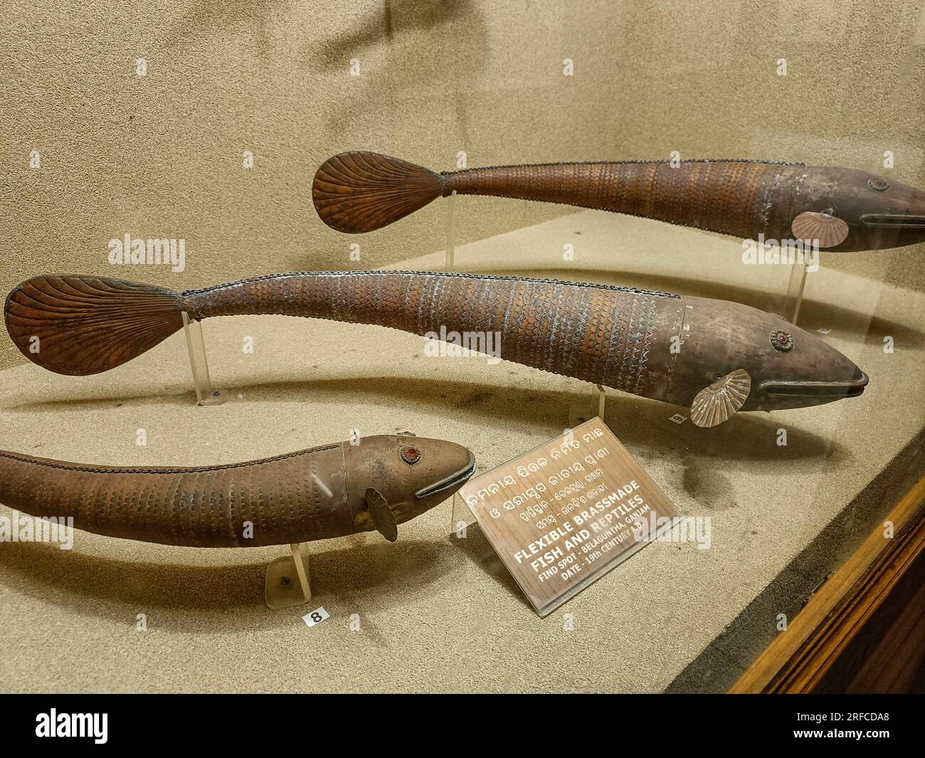 Brassmade flexiable fish from Belaguntha, Ganjam. 19th century Stock ...