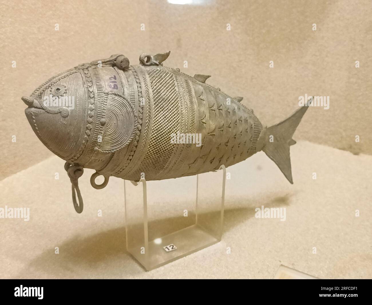 Brassmade fish, frog, and reptiles from Belaguntha, Ganjam. 19th ...