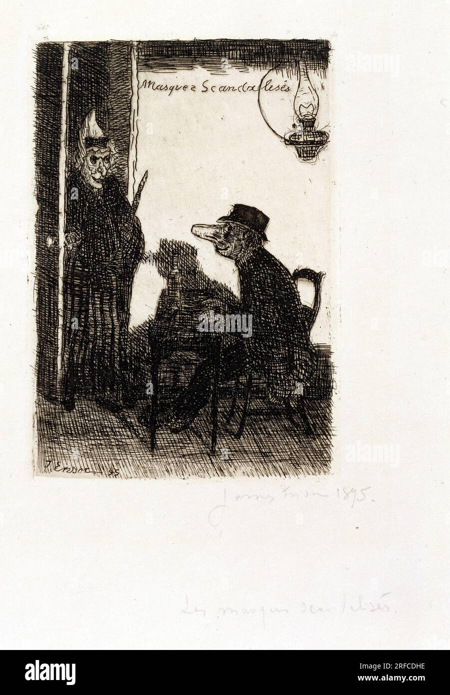 The scandalized masks hi-res stock photography and images - Alamy