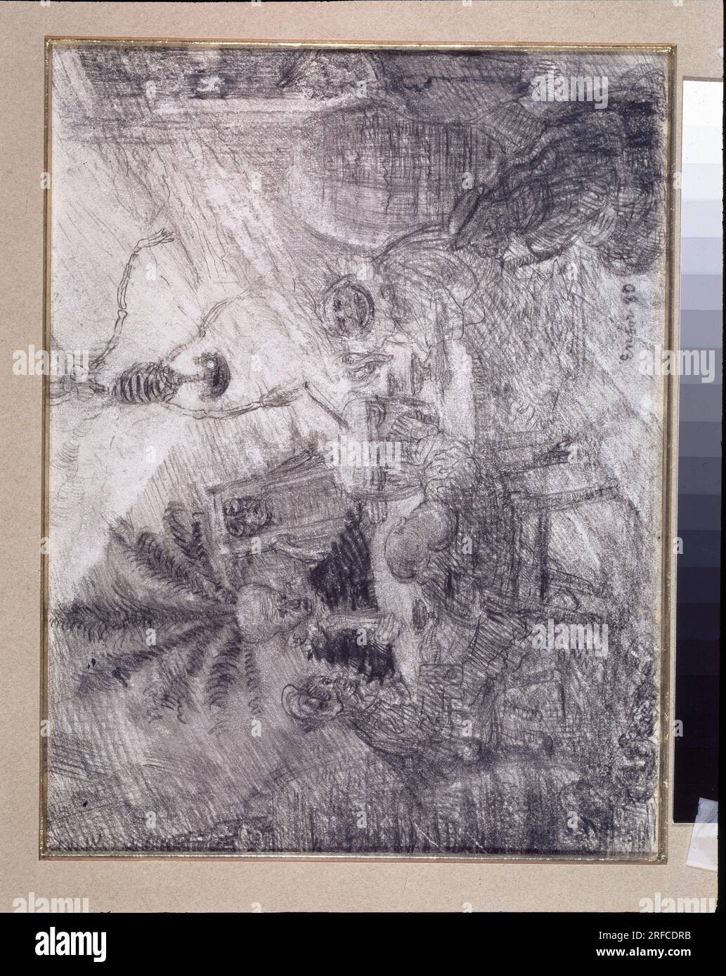 King Pest between circa 1886 and circa 1888 by James Ensor Stock Photo ...