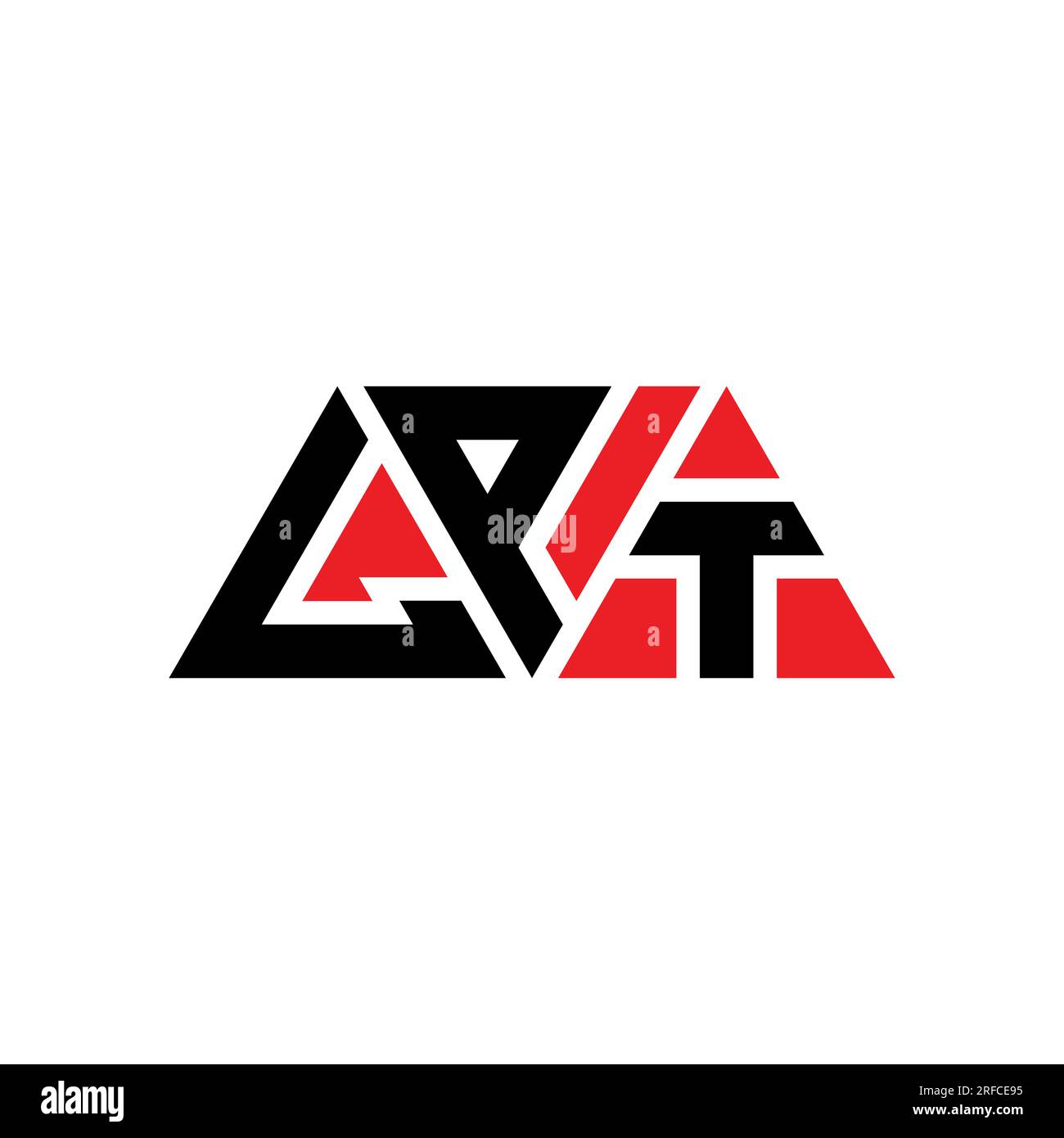 LPT triangle letter logo design with triangle shape. LPT triangle logo ...