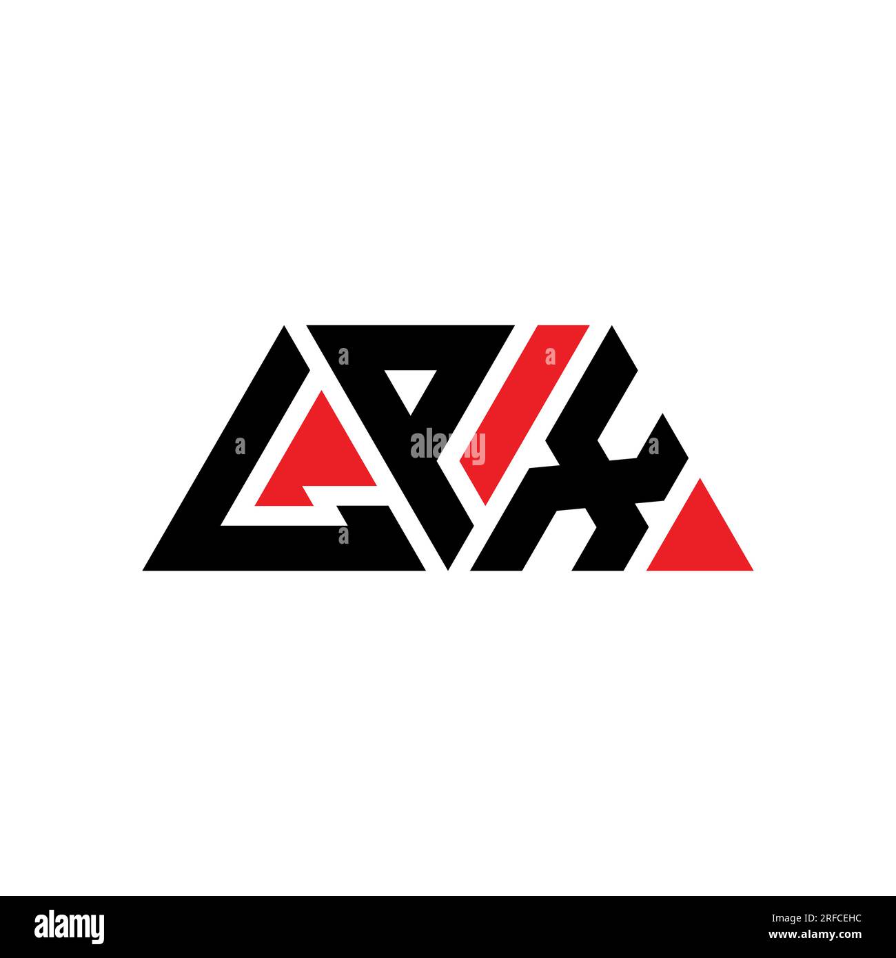 LPX triangle letter logo design with triangle shape. LPX triangle logo ...