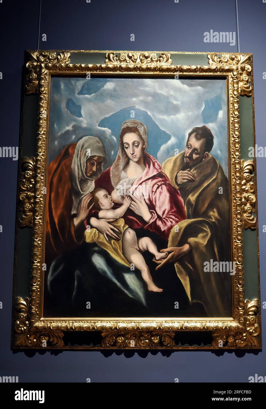El Greco's workshop - The Holy Family (1610-1620), Museum of Fine Arts ...