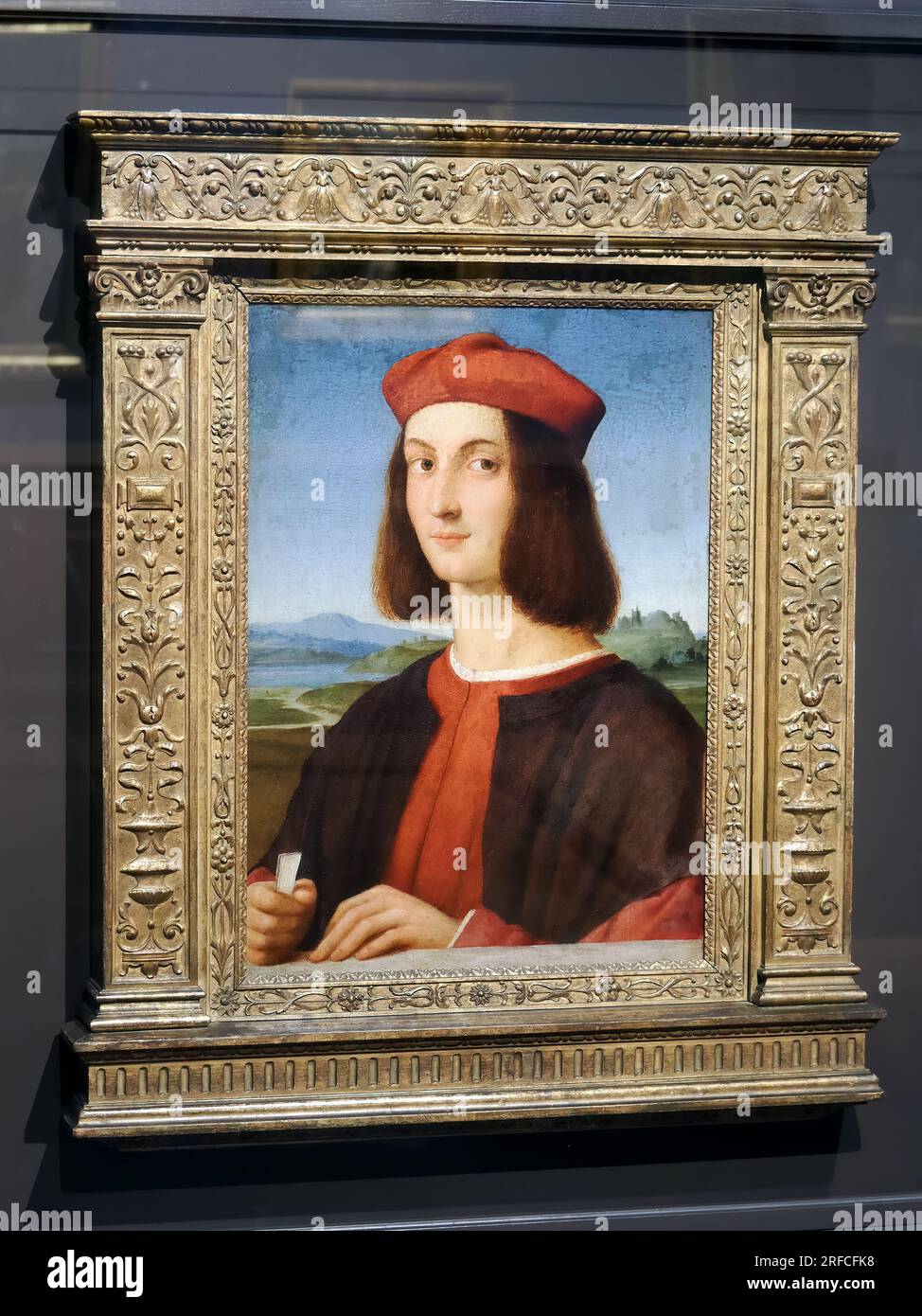 Raffaello Santi - Portrait of the Young Cardinal Ippolito dEste (1503 ...