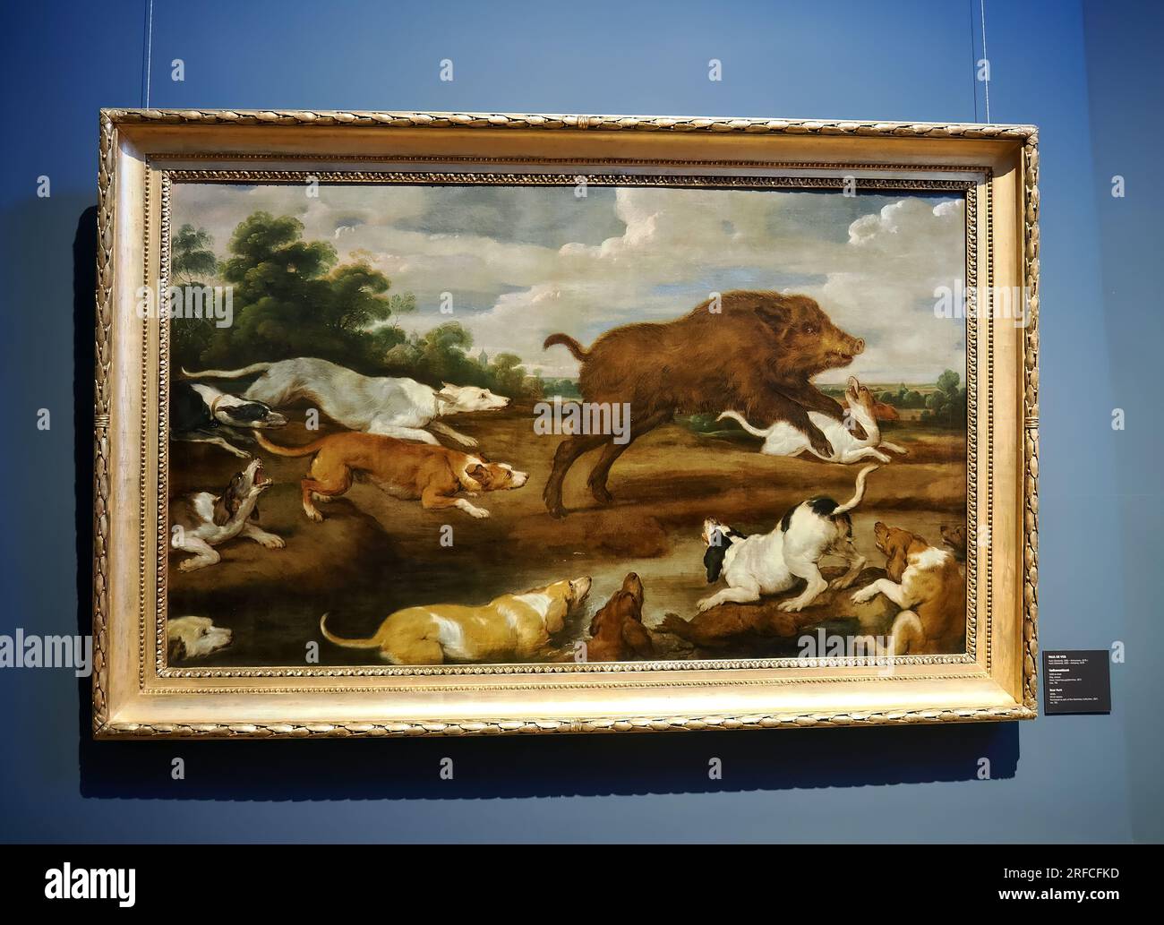Paul De Vos - Boar Hunt (1630), Museum of Fine Arts, Museum der Schönen ...