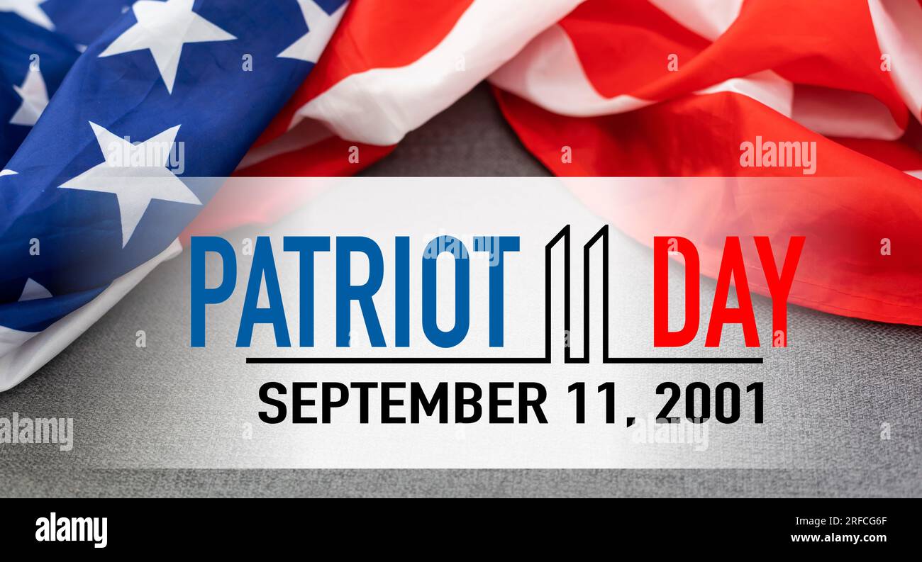 Lettering. illustration for Patriot Day. Poster, cards, banners ...