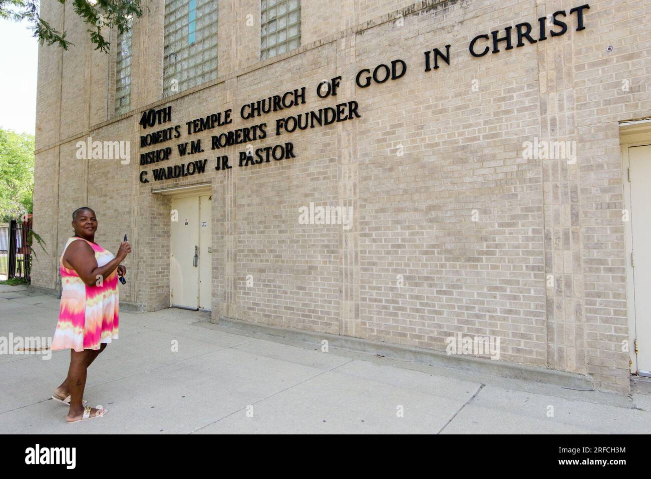 Ethel, whose great-grandmother attended the church comes by to see the ...