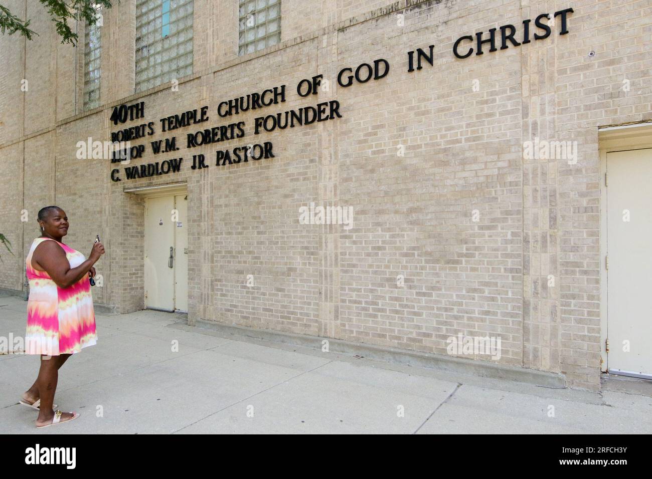 Ethel, whose great-grandmother attended the church comes by to see the ...