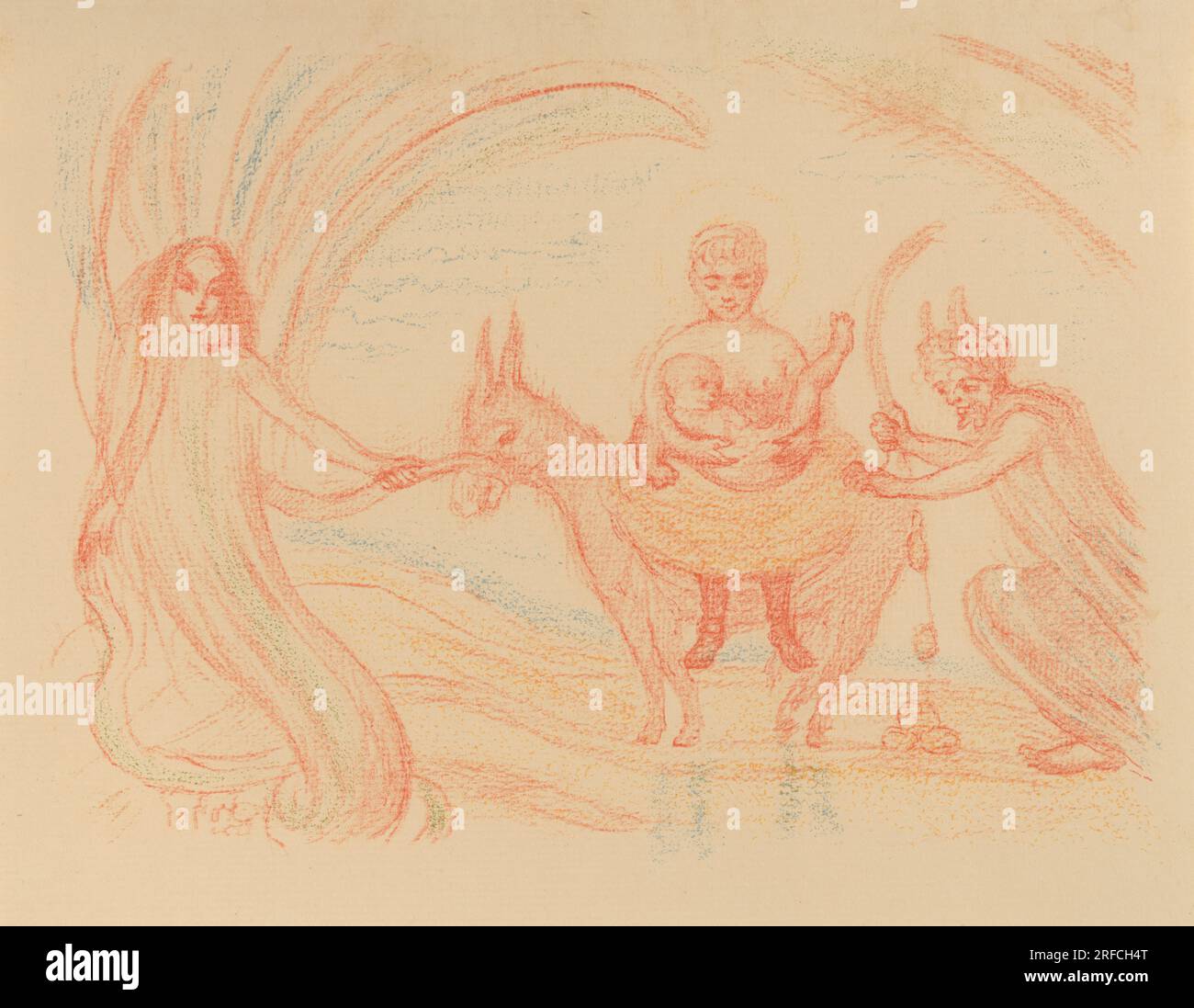 IV. De vlucht naar Egypte (uit: Taferelen uit het leven van Christus ...