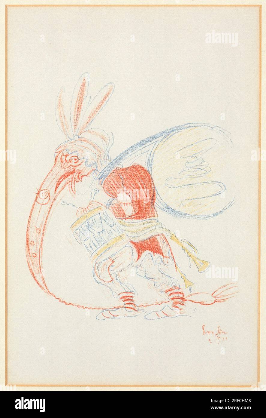 8. Pituiton met de lange neus (uit: La Gamme d'Amour) 1929 by James ...