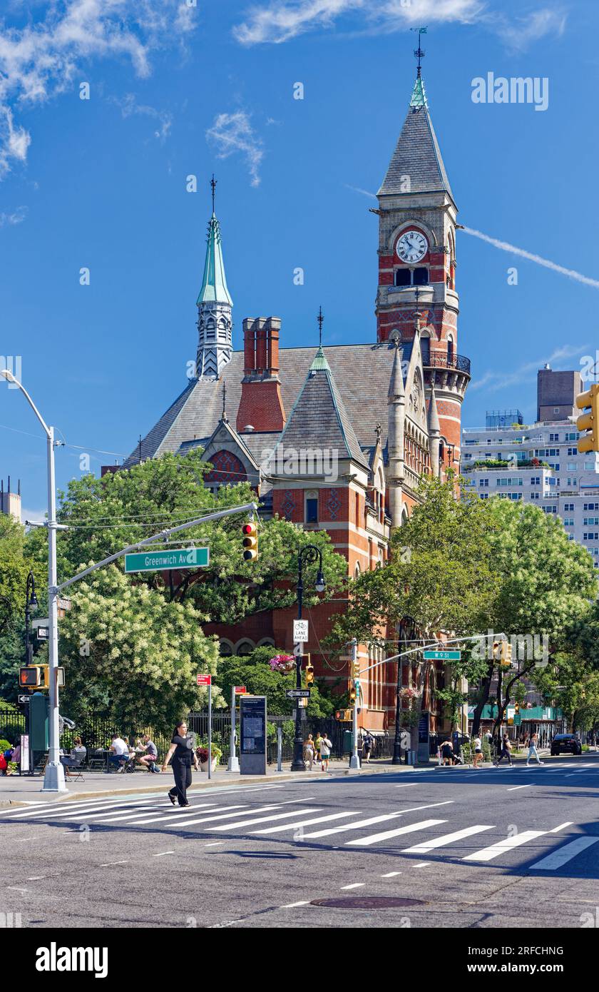Greenwich Village Landmark: Jefferson Market Branch of the NY Public ...