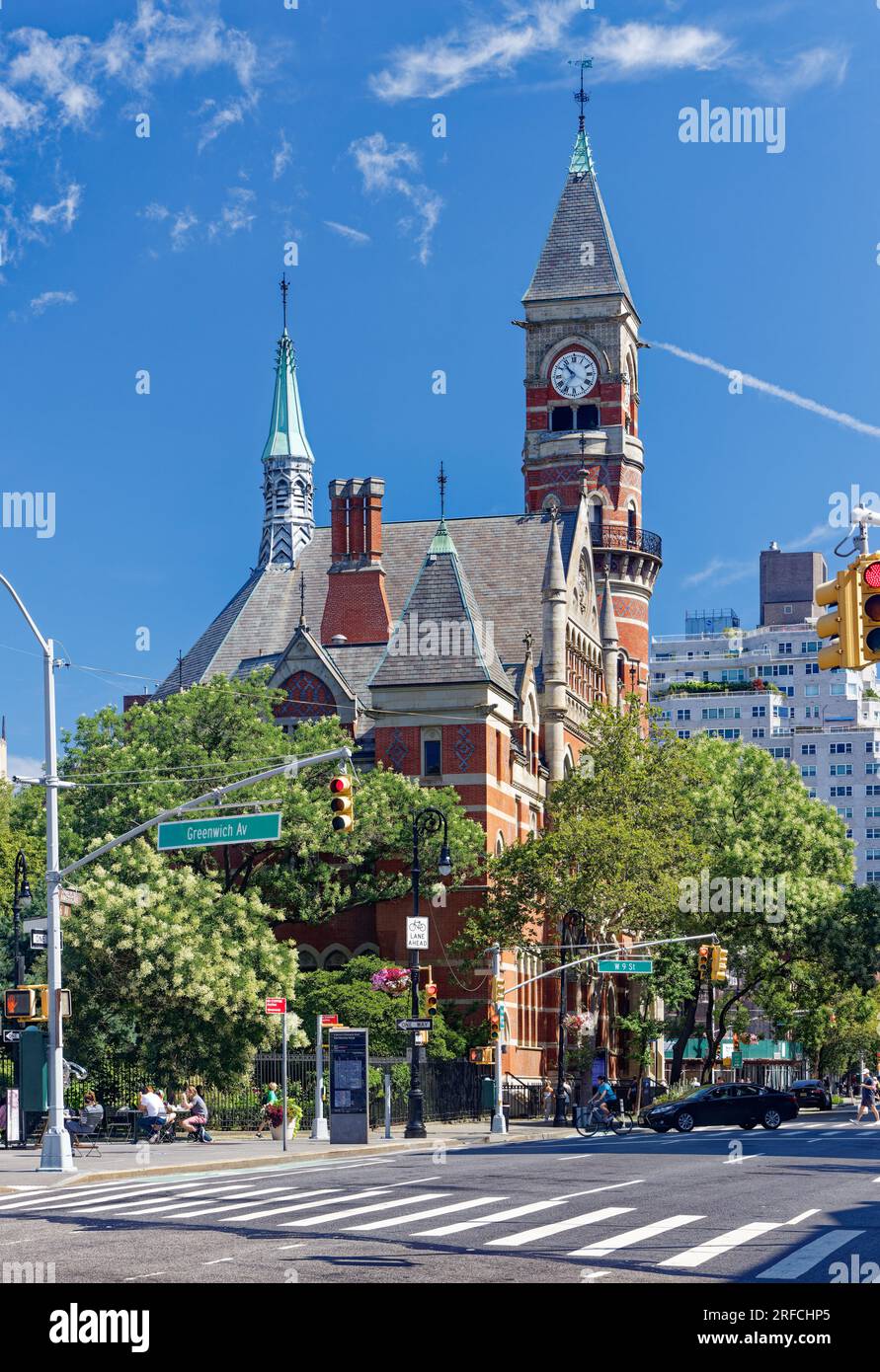 Greenwich Village Landmark: Jefferson Market Branch of the NY Public ...