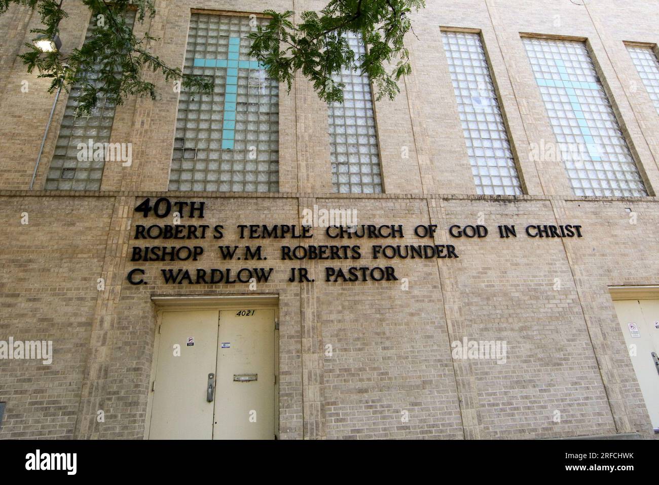 Roberts Temple Church of God in Christ where the site of Emmett TillÕs ...