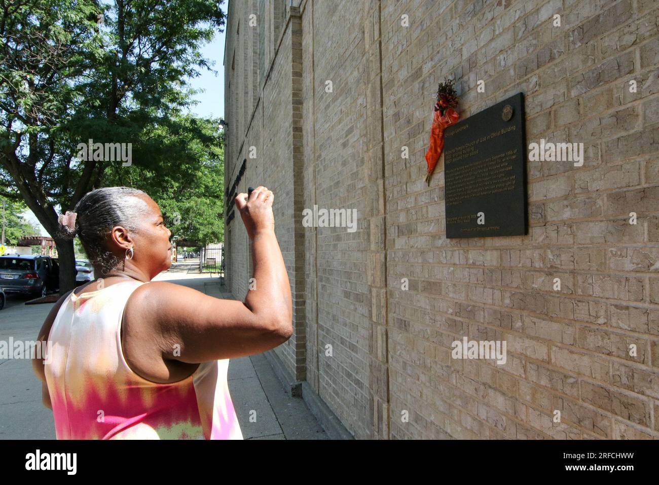 Ethel, whose great-grandmother attended the church comes by to see the ...