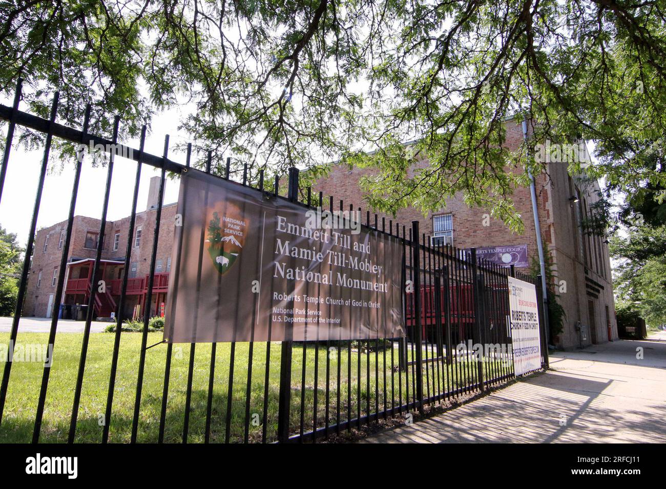 Roberts Temple Church of God in Christ where the site of Emmett TillÕs ...