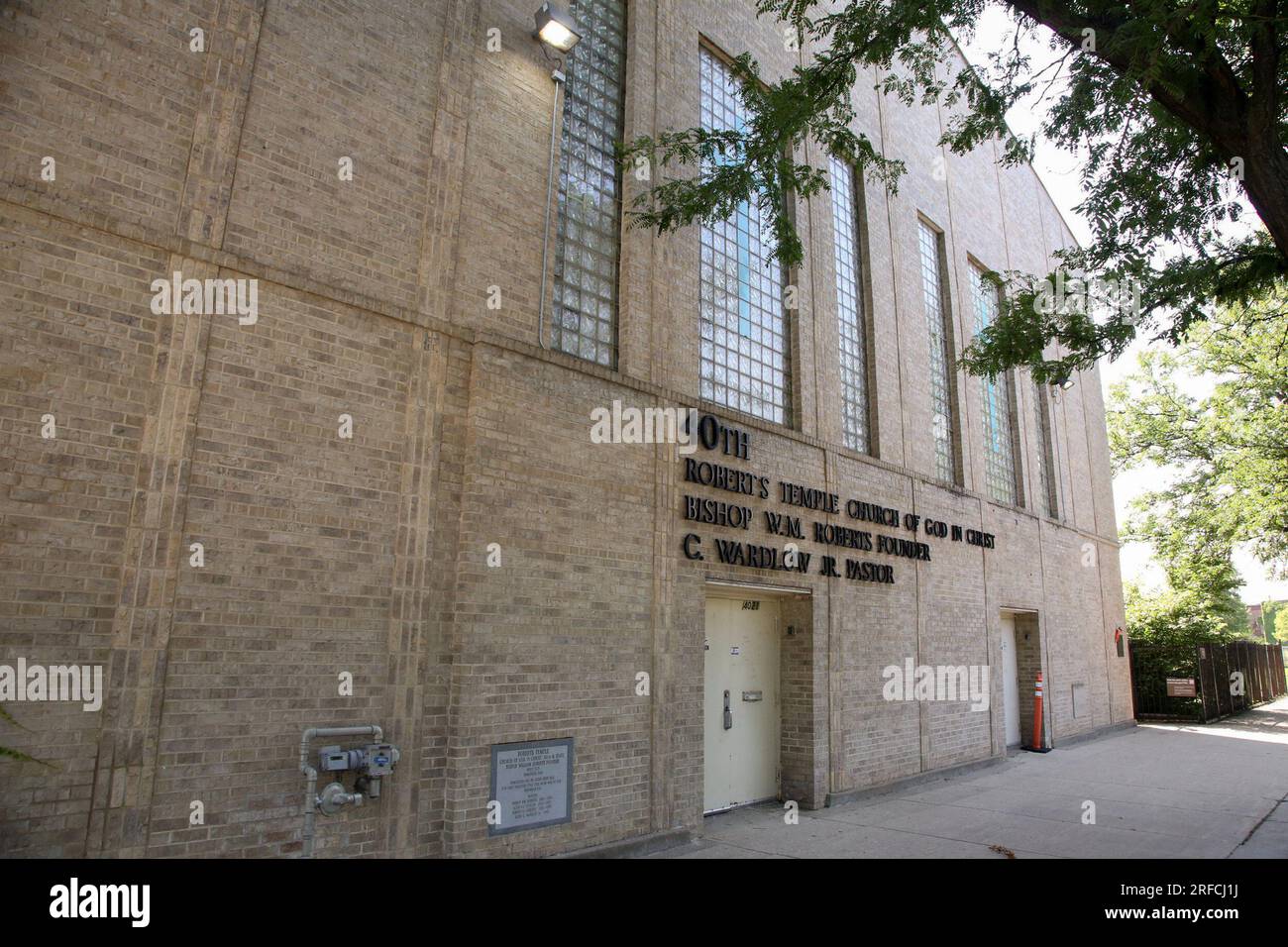 Roberts Temple Church of God in Christ where the site of Emmett TillÕs ...