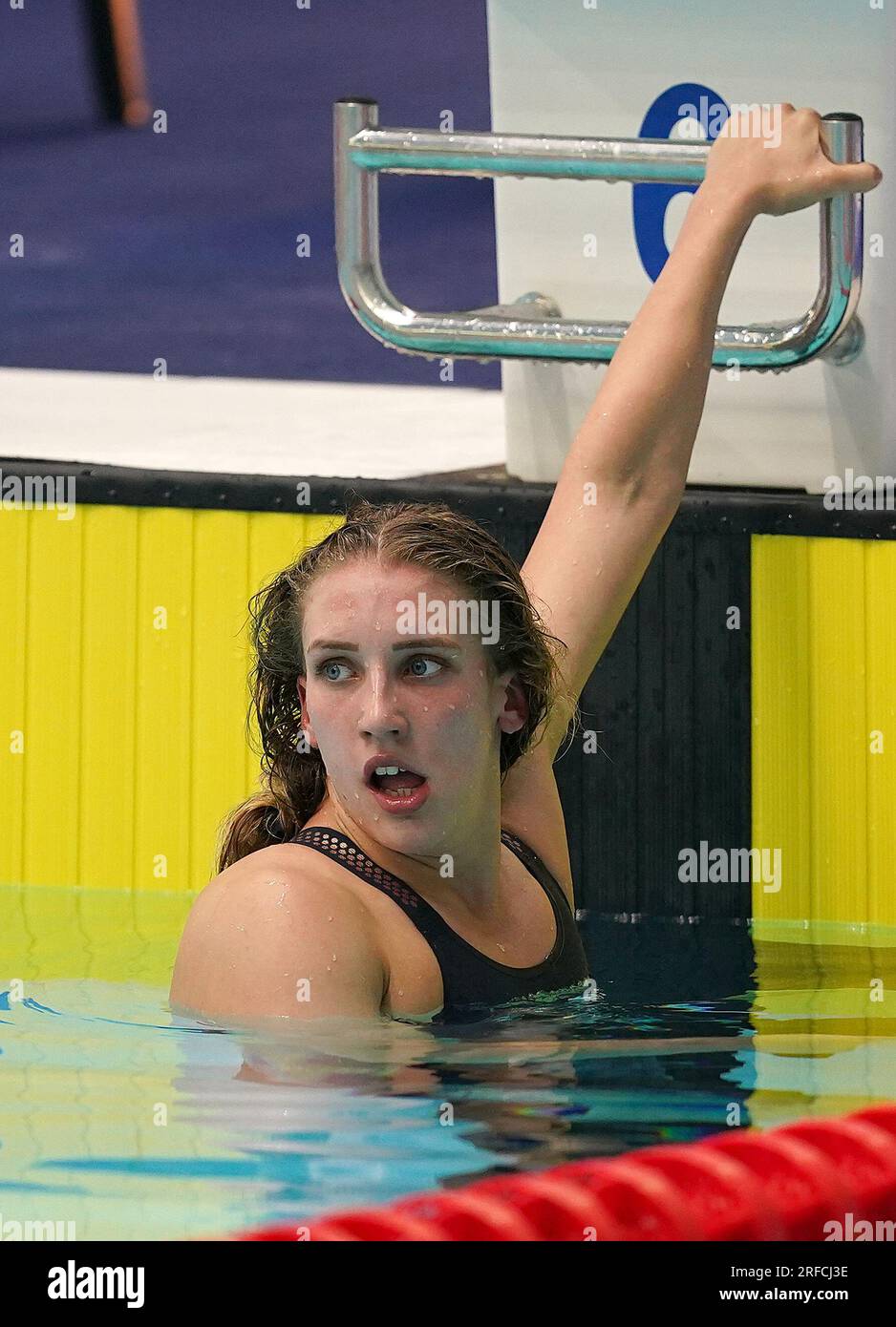Great Britain's Louise Fiddes after the final of the Women's 100m SB14 ...
