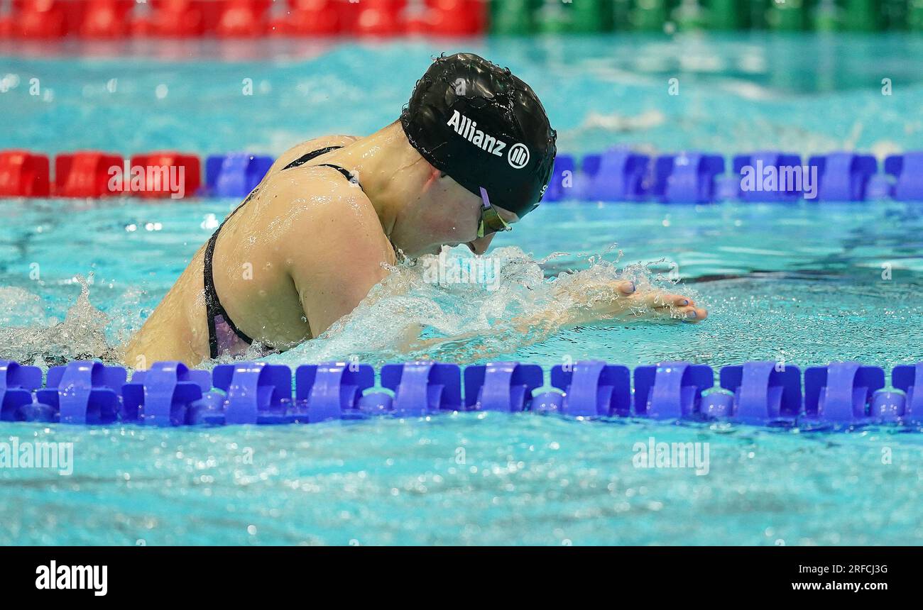 Great Britain's Siena Oxby in action during the final of the Women's ...