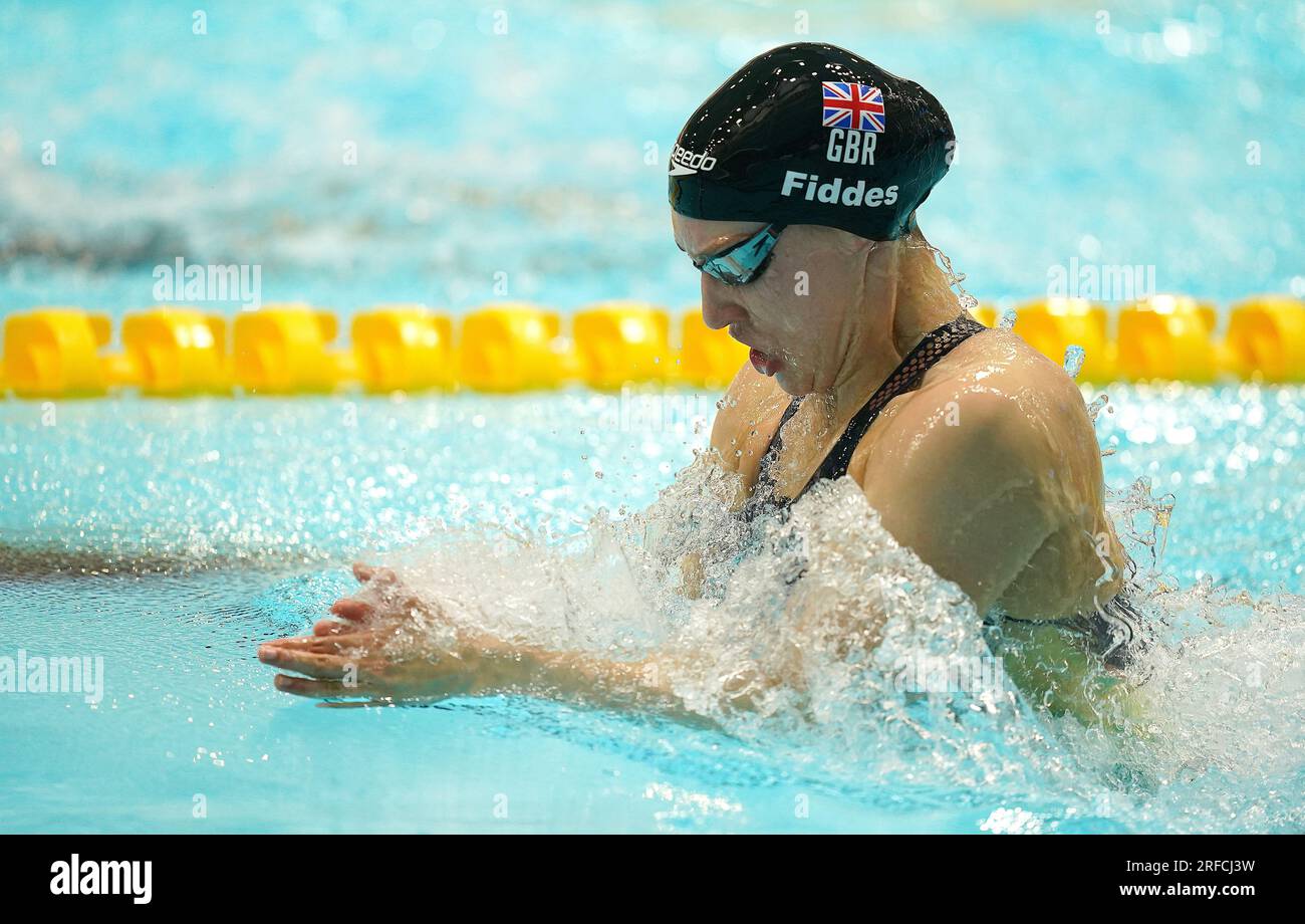 Great Britain's Louise Fiddes in action during the final of the Women's ...