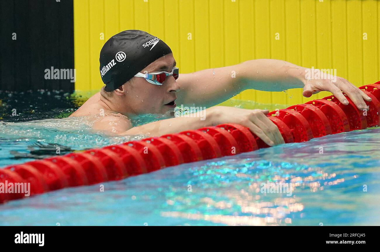 Great Britain's Stephen Clegg after the final of the Men's 50m S12 ...