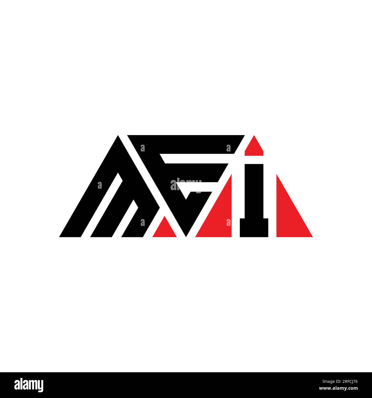 MEI triangle letter logo design with triangle shape. MEI triangle logo ...