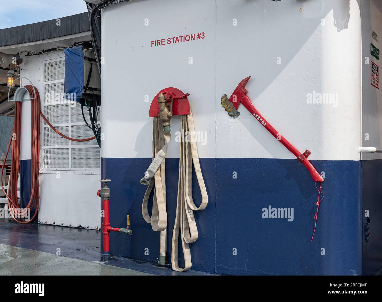 Fire Station Number 3 on the MV Aurora Alaska Marine Highway Feeder ...