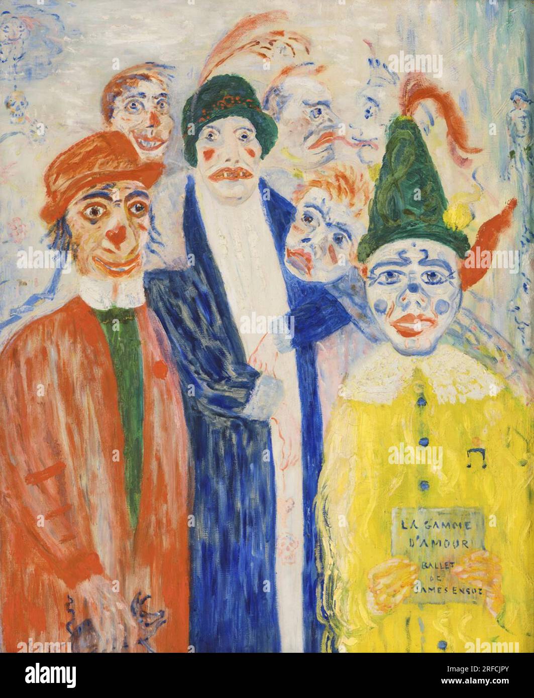 La gamme d'amour 1926 by James Ensor Stock Photo - Alamy