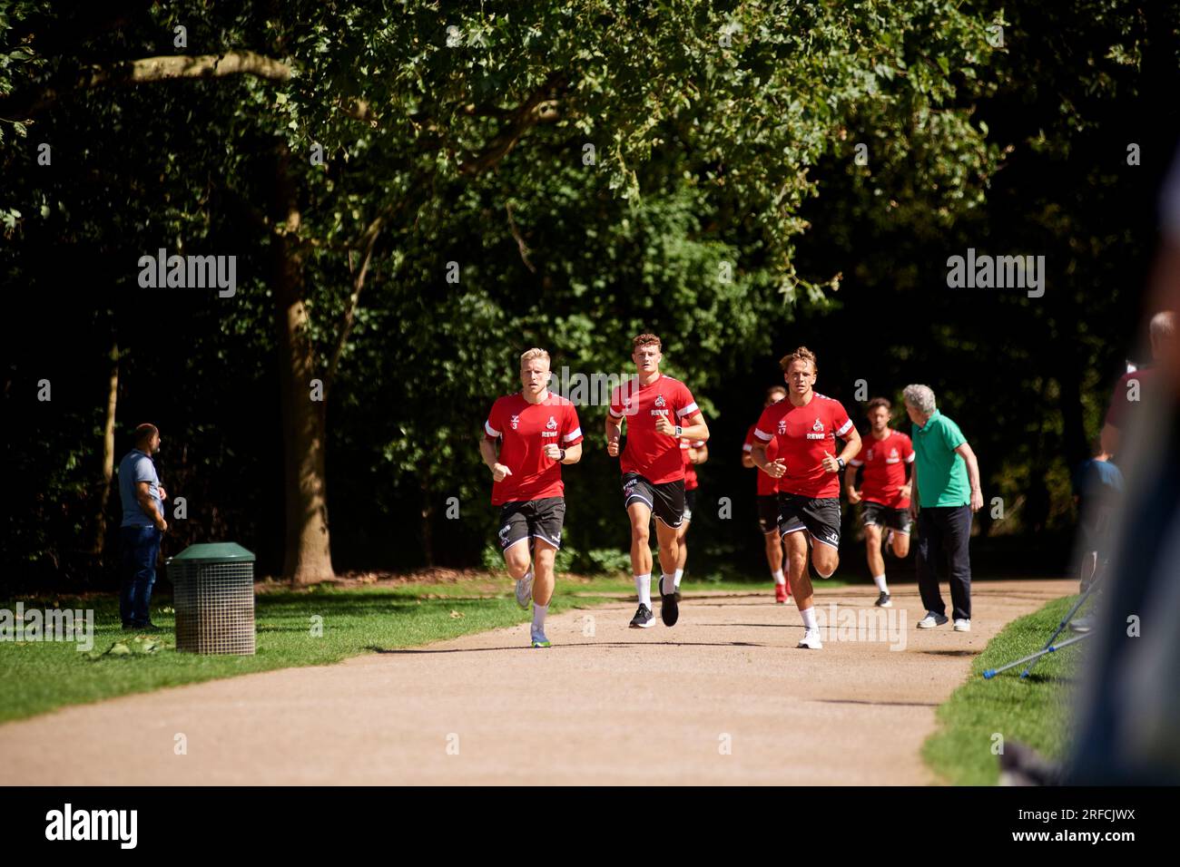 COLOGNE, GERMANY - 2 August, 2023: Kristian Pedersen, Eric Martel ...