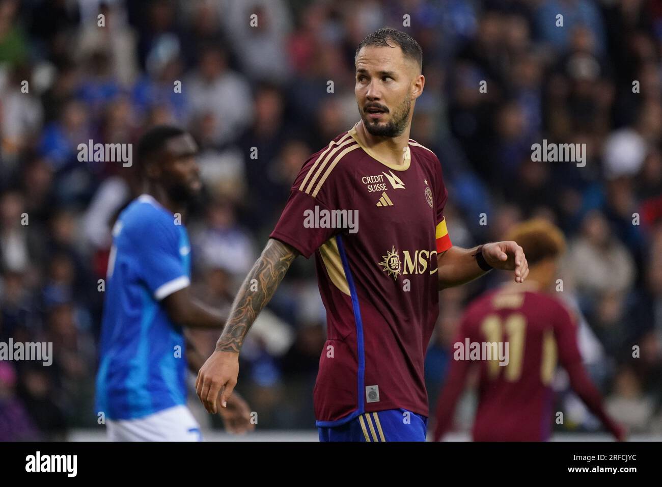 Genk, Belgium. 02nd Aug, 2023. GENK, BELGIUM - AUGUST 2: Yoan Severin ...