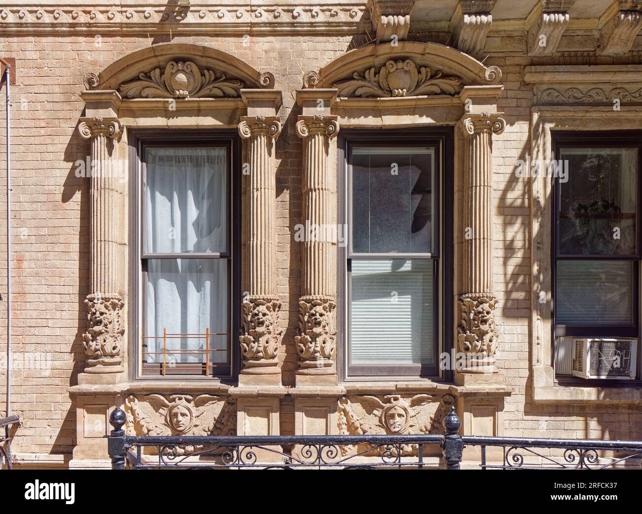 Greenwich Village Landmark: Lavishly decorated in stone, 135 West 10th ...