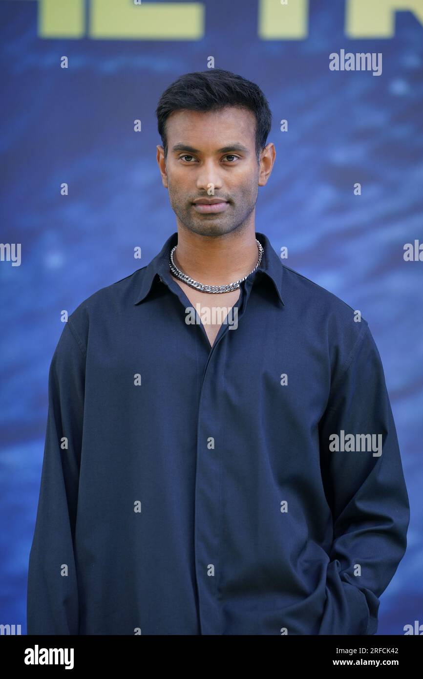 Ramzan Miah attending a screening of Meg 2: The Trench at Odeon Luxe ...