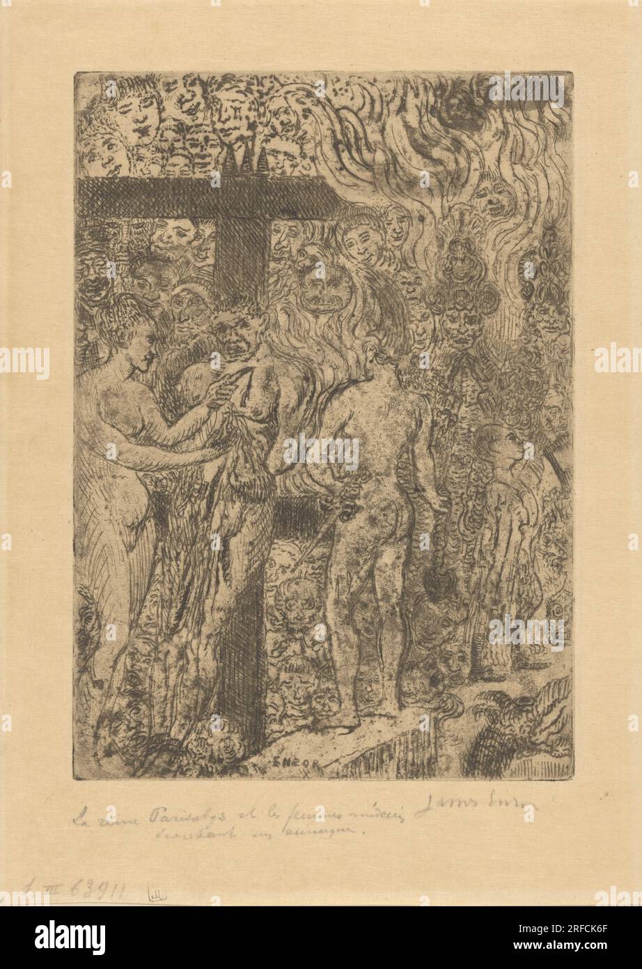 Queen Parysatis 1899 by James Ensor Stock Photo - Alamy