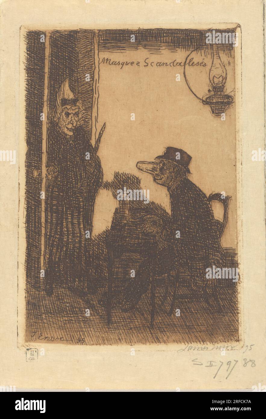 The scandalized masks hi-res stock photography and images - Alamy