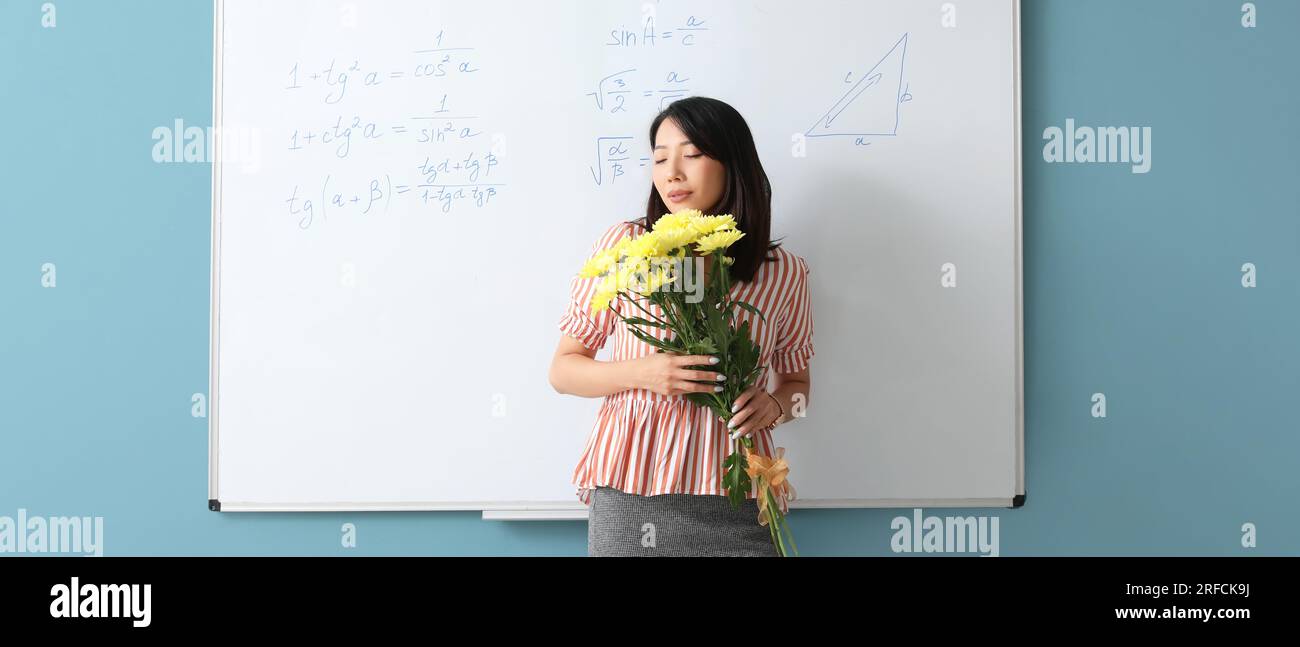 Bouquet flowers classroom hi-res stock photography and images - Alamy