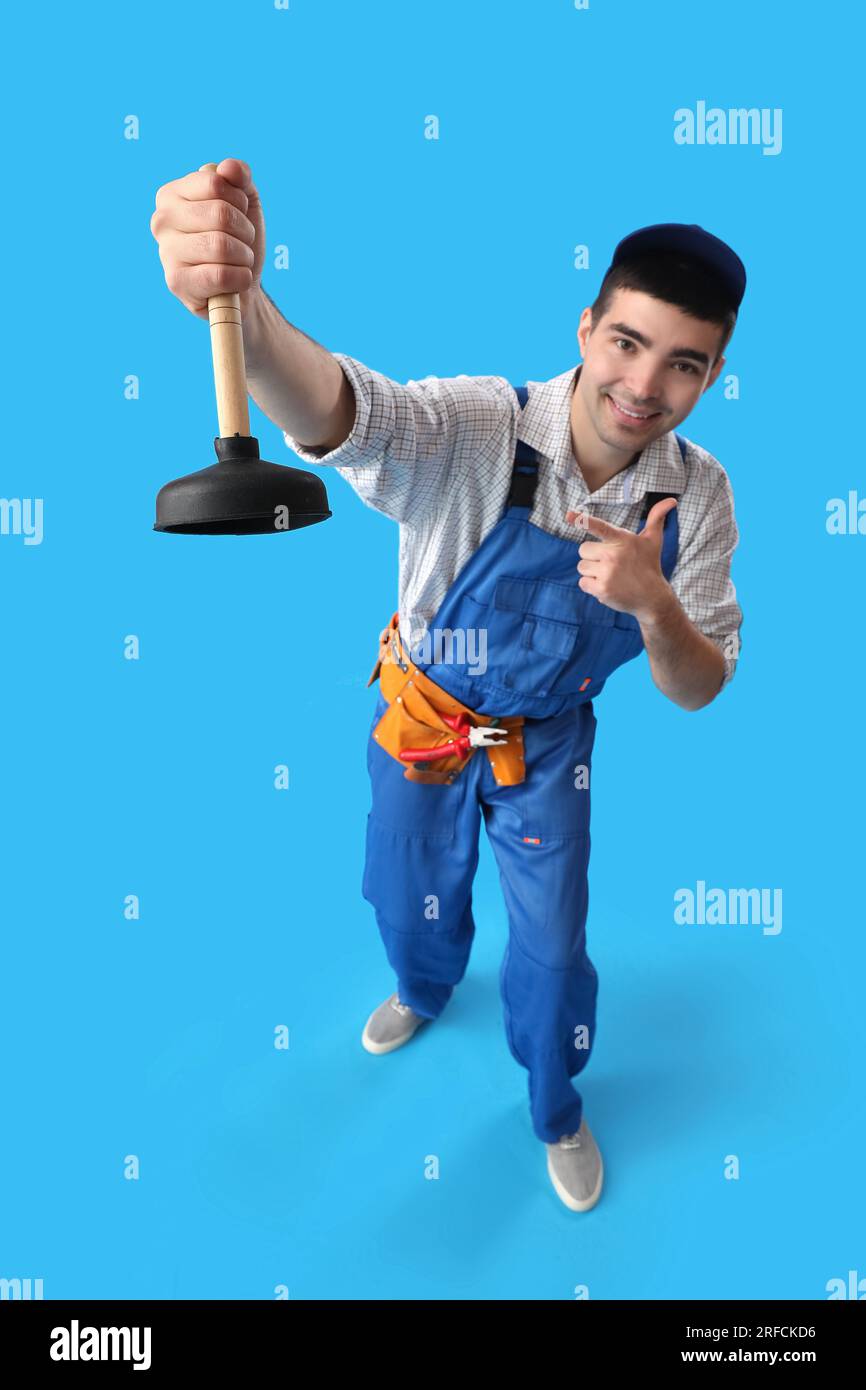 Plunger humour hi-res stock photography and images - Alamy