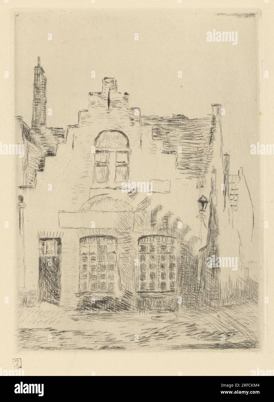 The Shadow on the House 1933 by James Ensor Stock Photo - Alamy