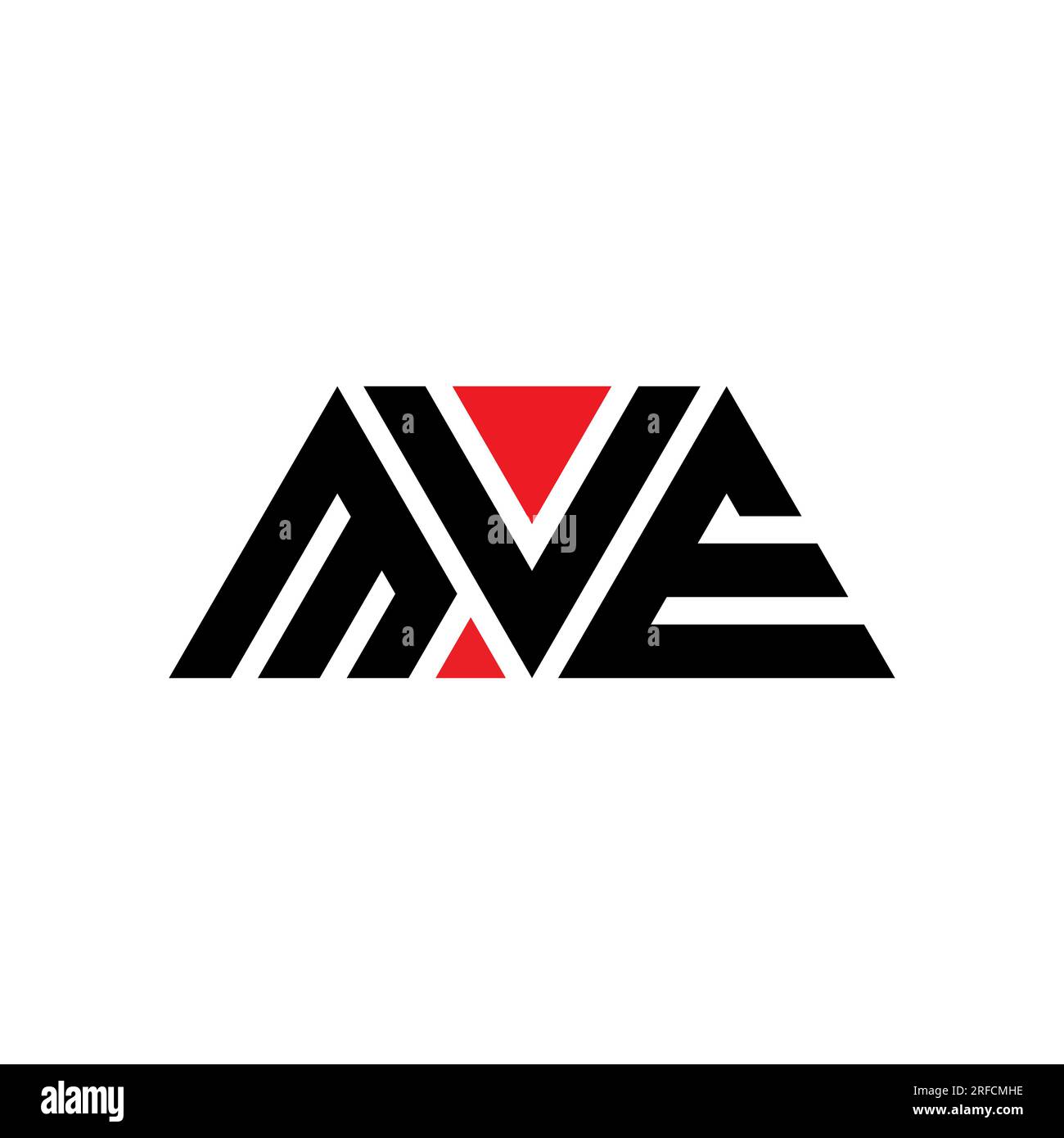 MVE triangle letter logo design with triangle shape. MVE triangle logo design monogram. MVE ...