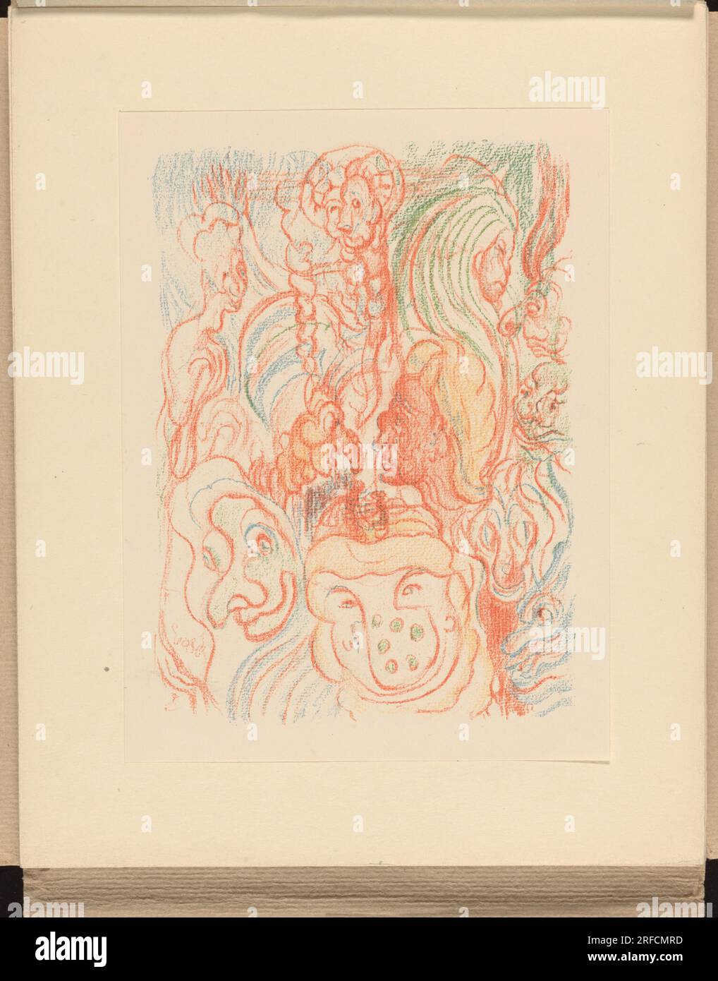 Frontispice by James Ensor Stock Photo - Alamy