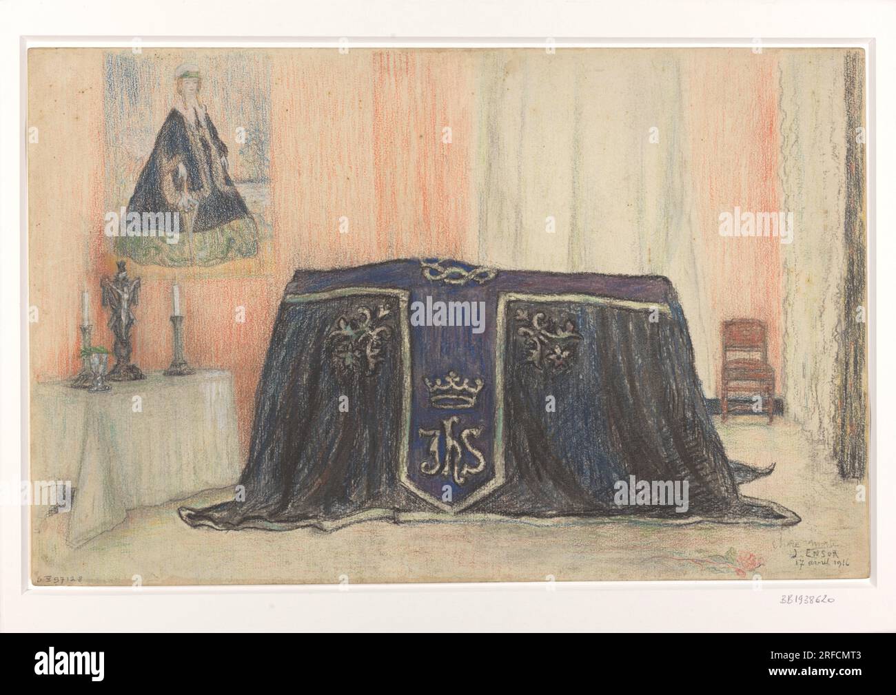 Chère morte by James Ensor Stock Photo - Alamy